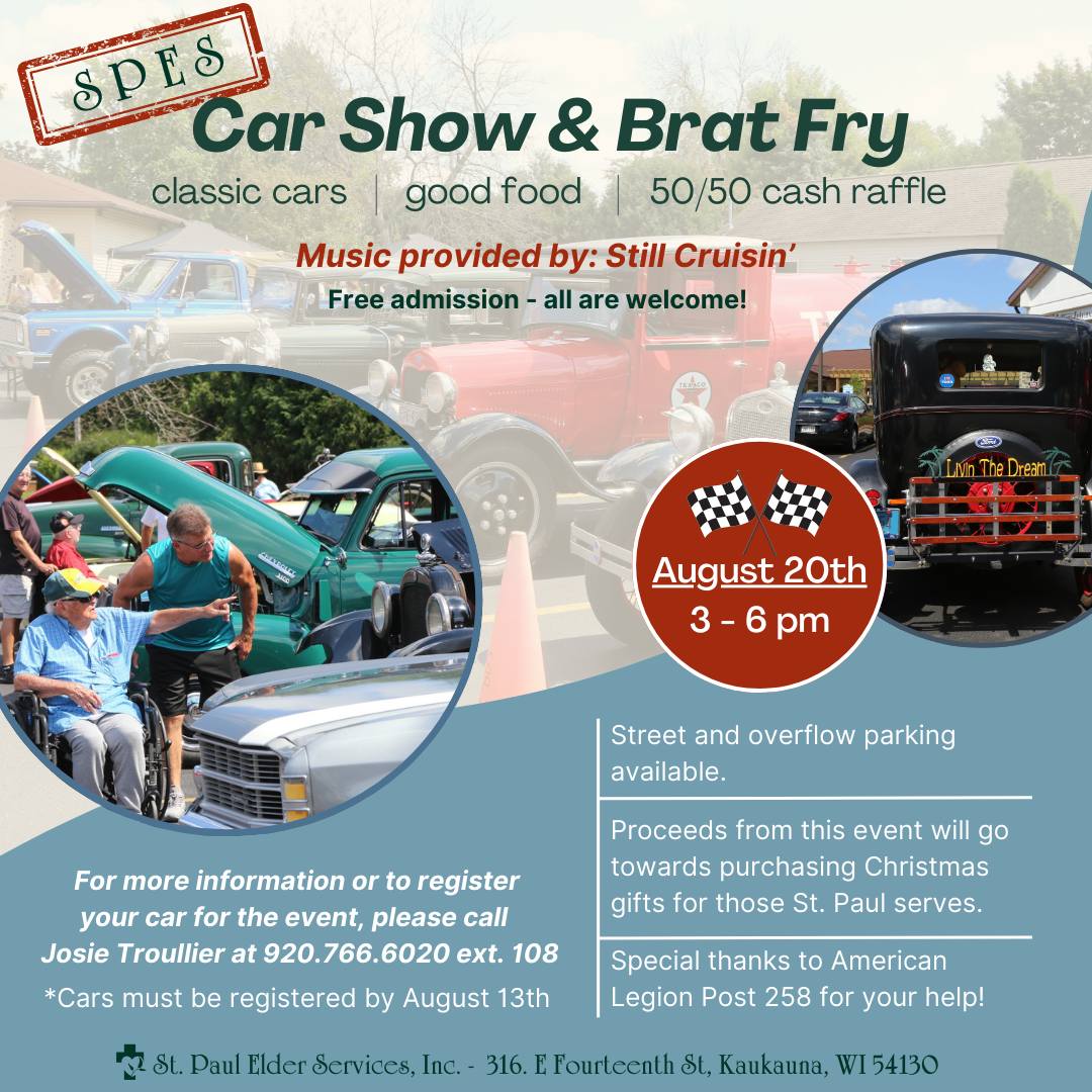 St. Paul Elder Services Car Show & Brat Fry - St. Paul Elder Services, Inc.