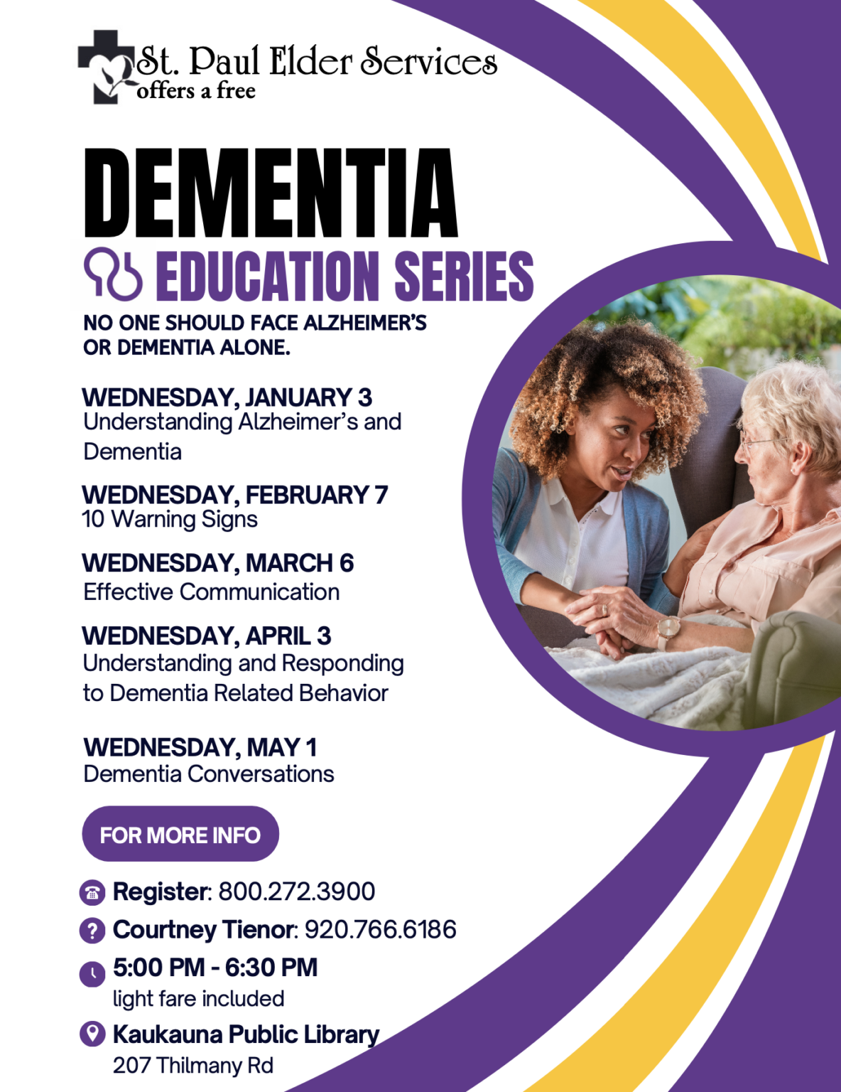 Free Dementia Education Series - St. Paul Elder Services, Inc.